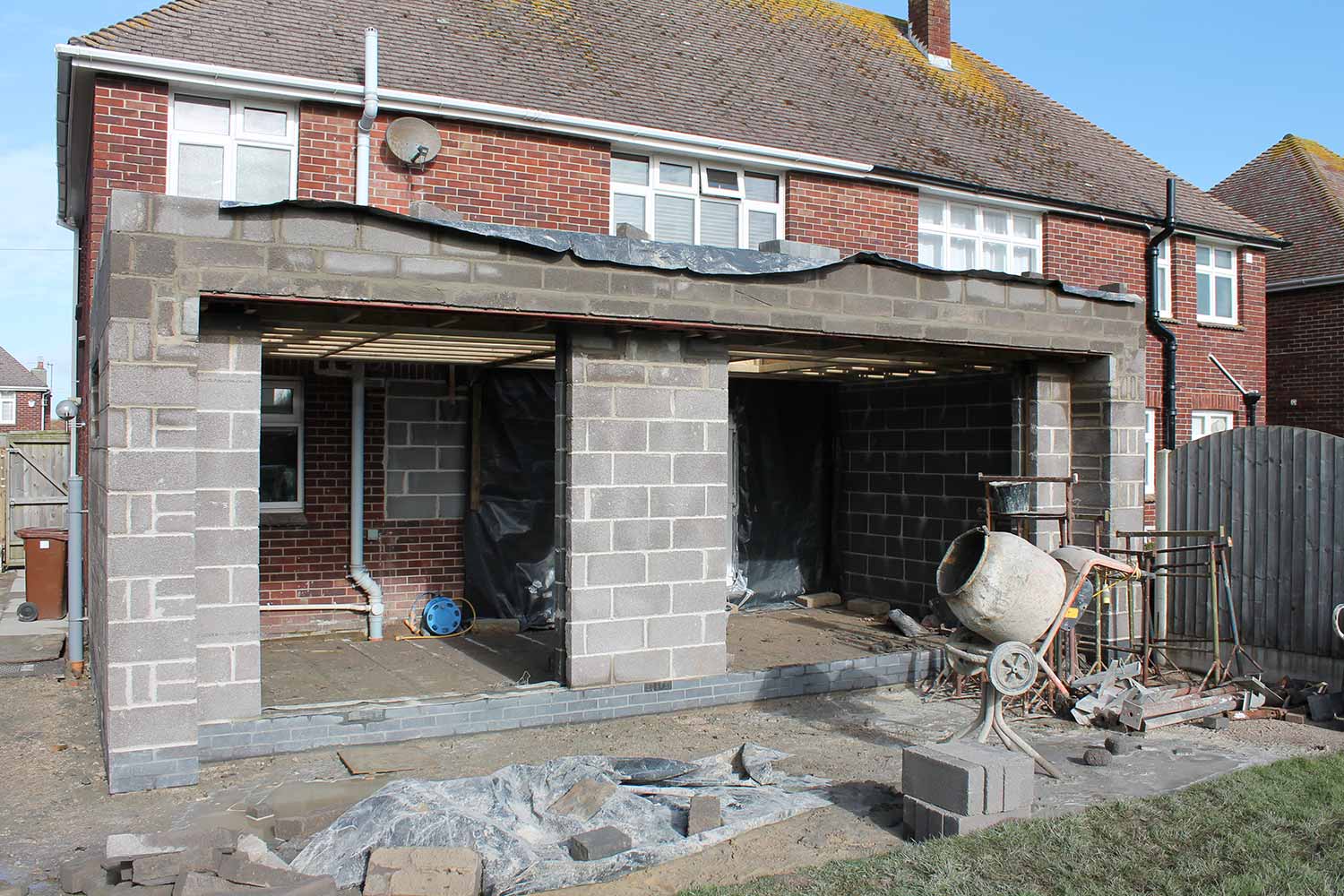 Single storey contemporary rear extension - Weymouth - MJS Design Solutions